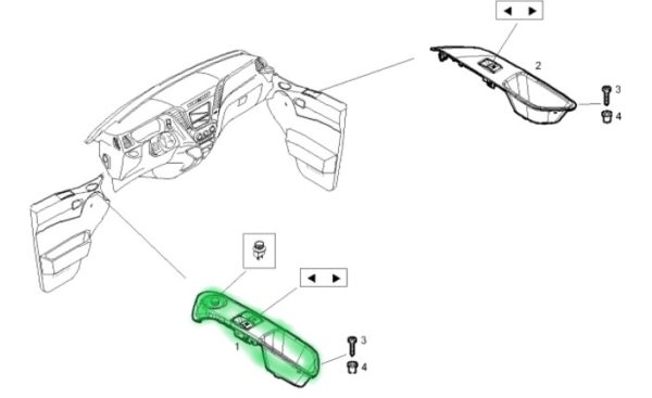 5801511735 SWITCHGEAR LEWY MY2019